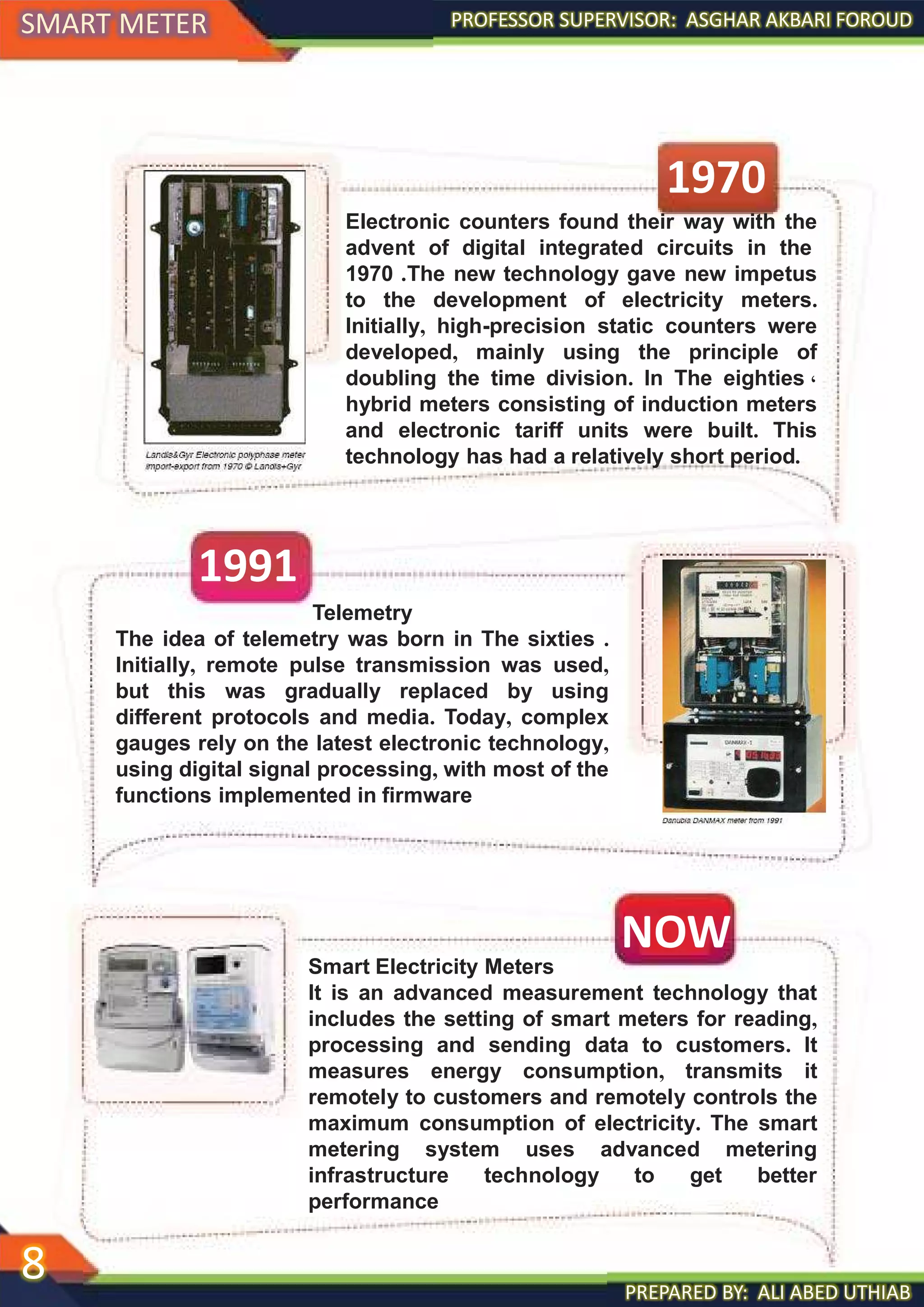 Presentation of smart meter | PDF