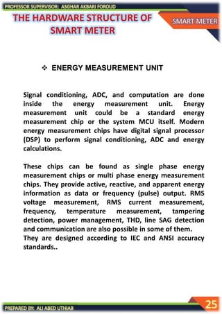 Presentation of smart meter | PDF