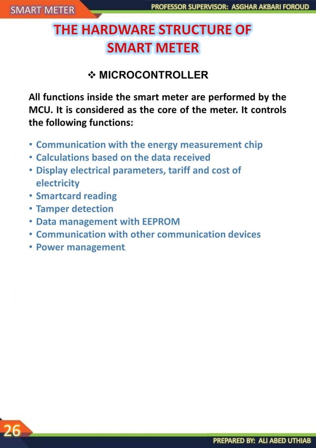 Presentation of smart meter | PDF | Power and Energy Industry | Industries