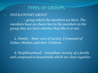 Presentation of socieety group in educ 160 | PPTX