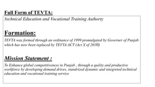 TEVTA,BISE of Punjab,Punjab Textbook Board | PPTX