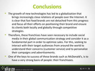 World's Top Fast Food Restaurants on Social Media | ODP