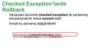 Dekleratif Transaction Yönetimi | PPT