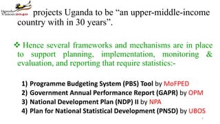 Statistics on Trade and Cooperatives in Uganda | PPTX