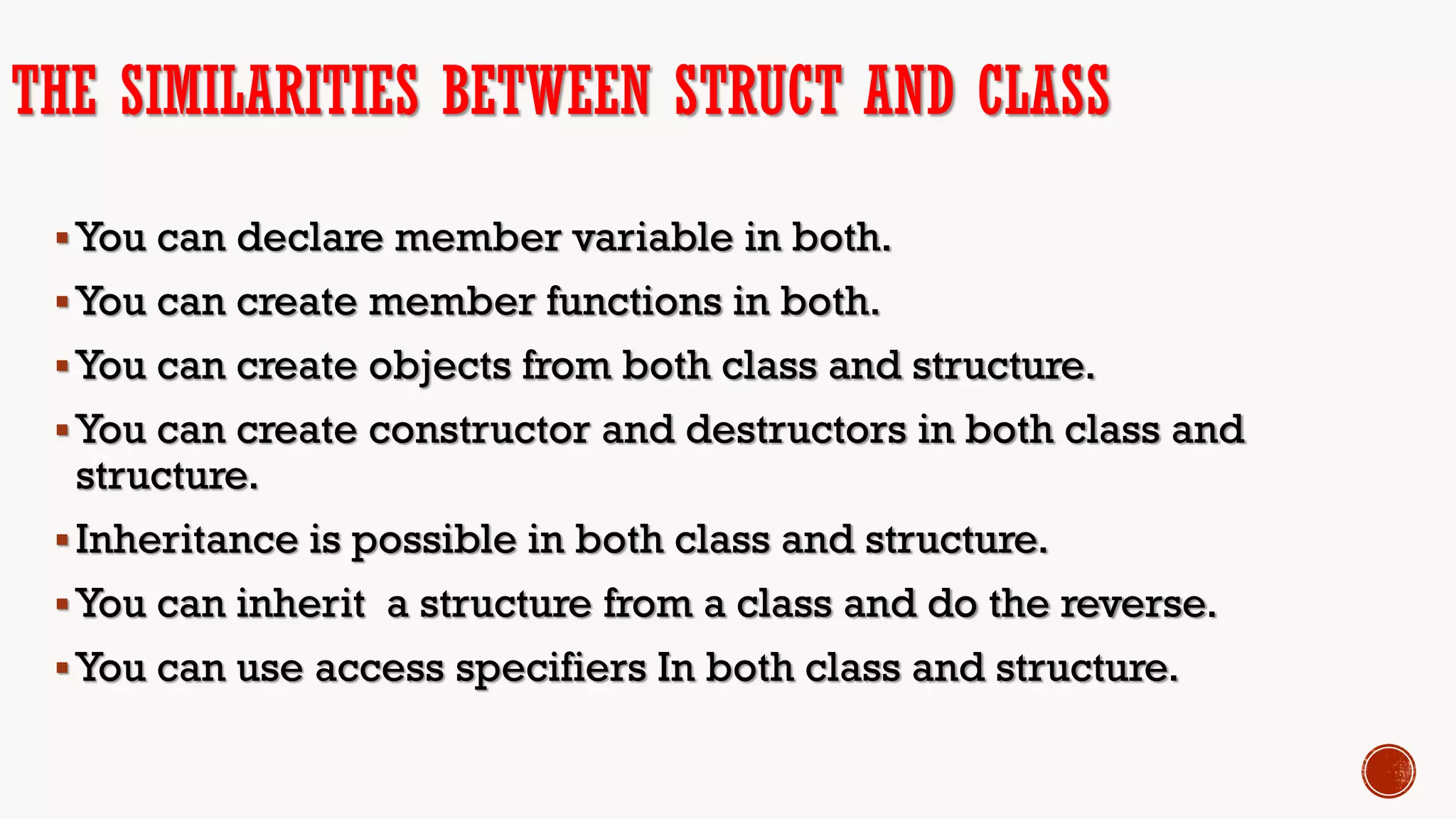 struct and class deferences | PDF