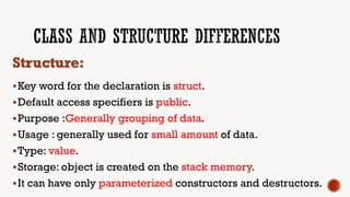 struct and class deferences | PPT