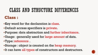 struct and class deferences | PDF | Programming Languages | Computing
