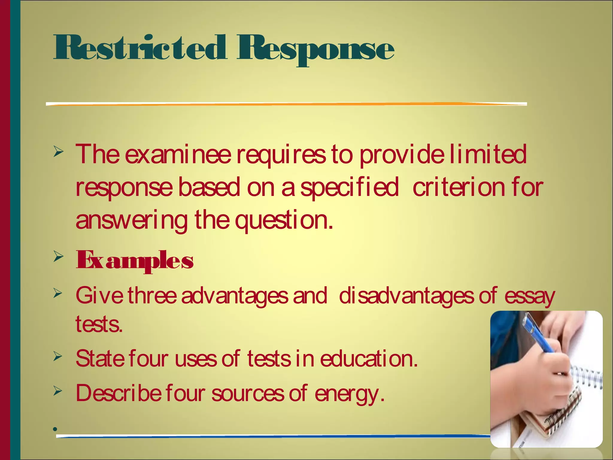 subjective test | PPT