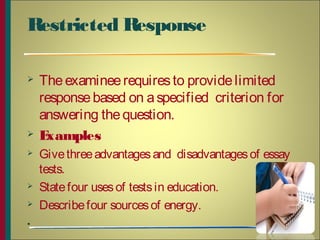subjective test | PPT