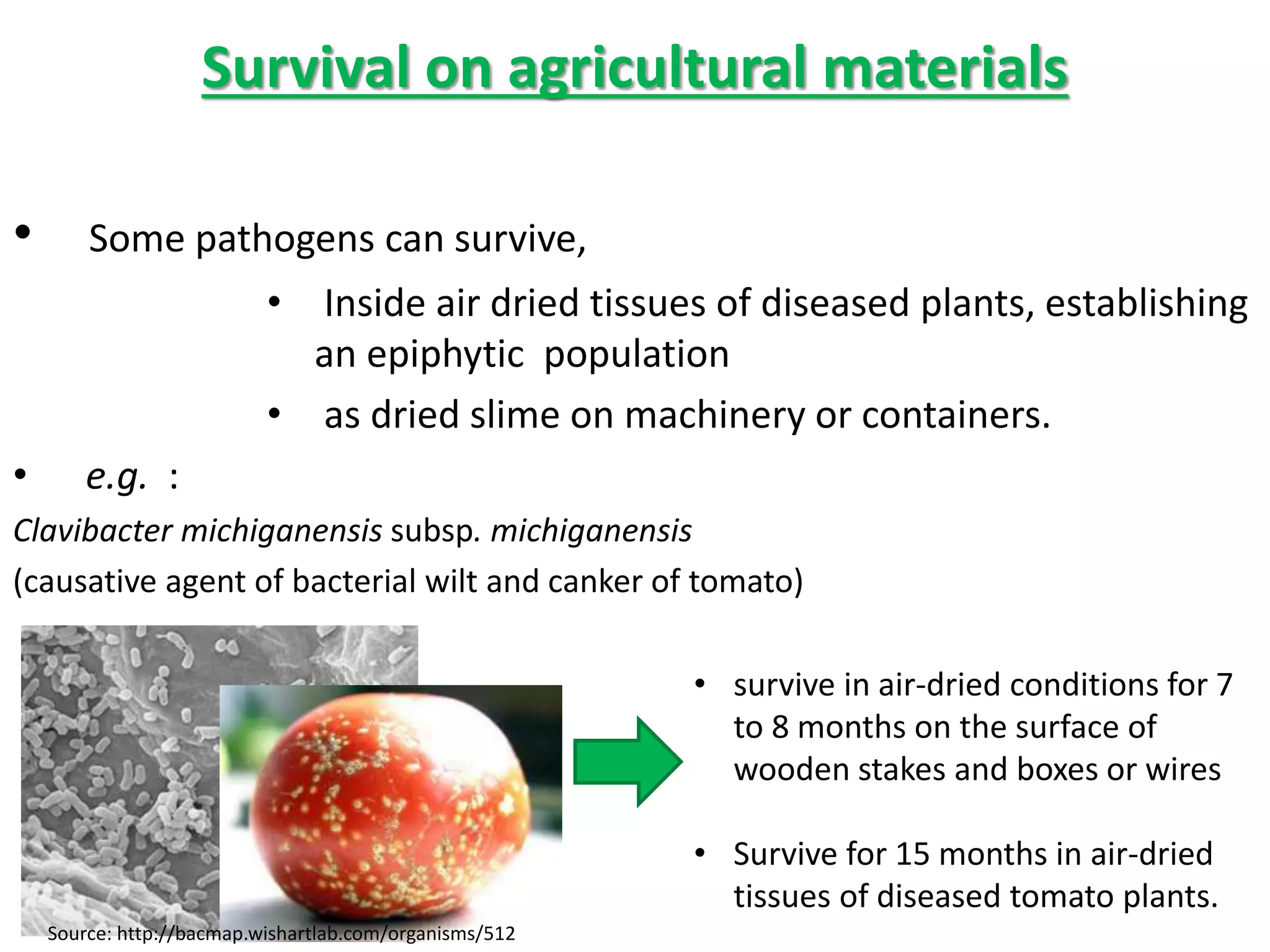Presentation of survival mechnisms of pathogens | PPTX