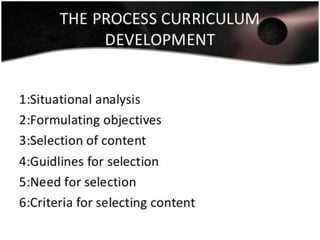 main element of curriculum development | PPT