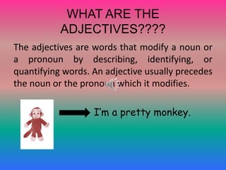 Presentation of the adjectives. task 4 | PPTX