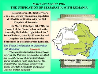 Presentation of the great unification on december 1st | PPT