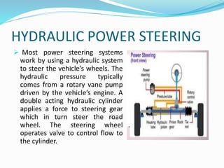 Presentation of THERMO LAB, Steering System of Automobile. | PPTX