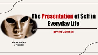 Presentation of the self | PPT