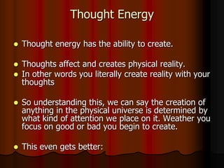Presentation of thoughts are things | PPTX