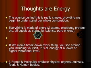 Presentation of thoughts are things | PPTX