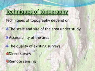 Topography | PPTX