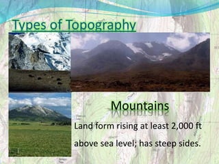 Topography | PPTX