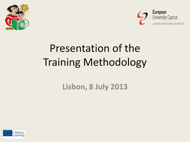 Presentation of training methodology | PPTX