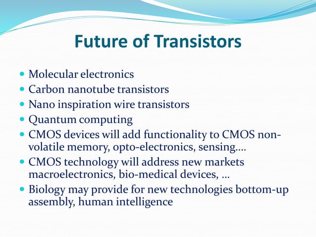 Presentation of transistor | PPTX | Consumer Electronics | Technology ...