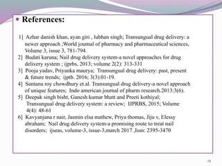 Presentation of transungual | PPTX | Nail Care | Beauty