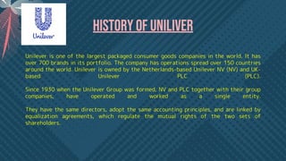 corporate governance of uniliver | PPTX