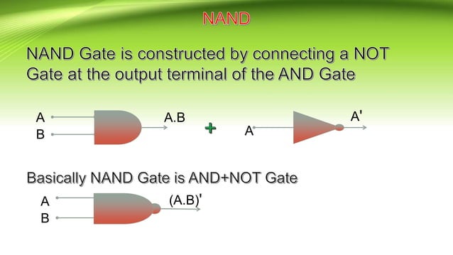 Presentation of universal logic gate | PPTX