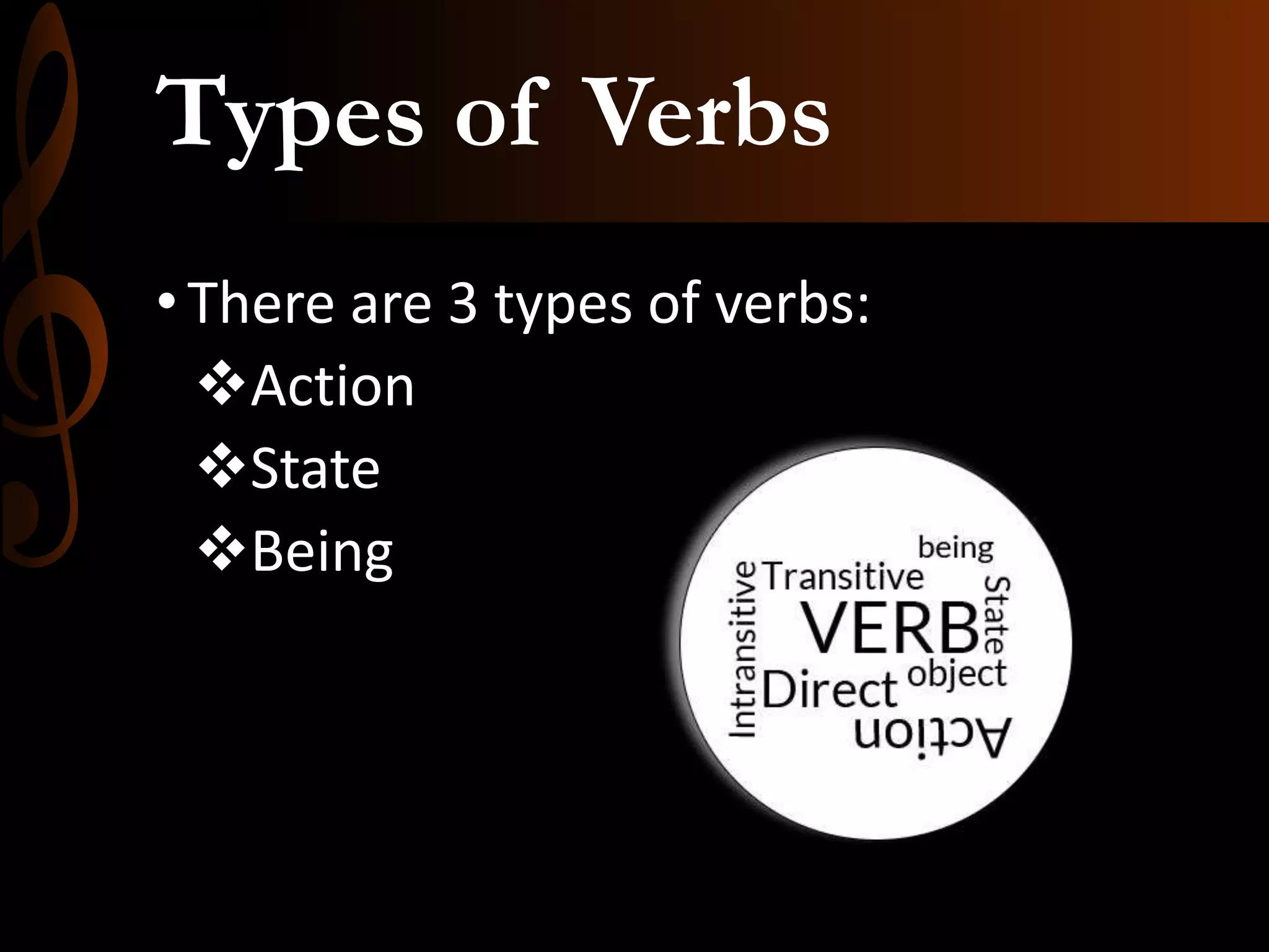 Presentation of verb | PPTX