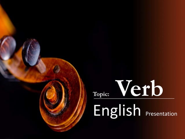 Presentation of verb | PPTX