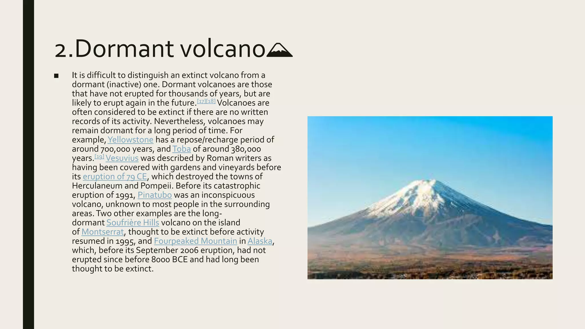 Presentation of volcanoes | PPTX