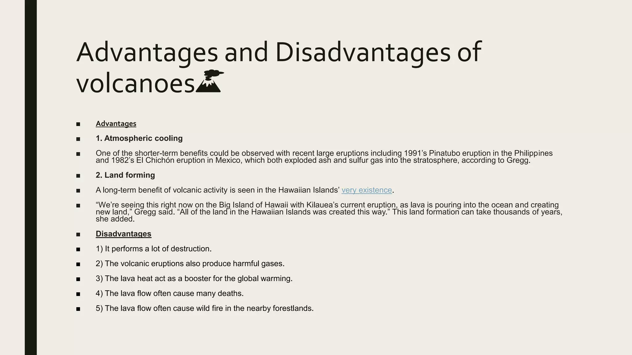 Presentation of volcanoes | PPTX
