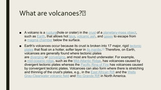 Presentation of volcanoes | PPTX