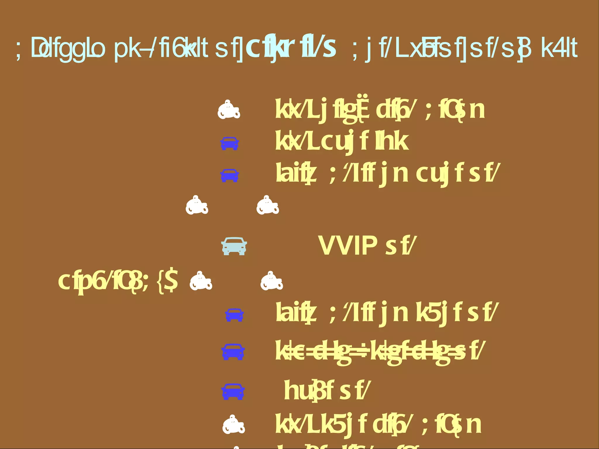 Presentation of vvip & vip carcade | PPT