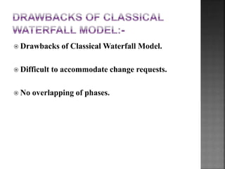 Presentation of waterfall model | PPTX