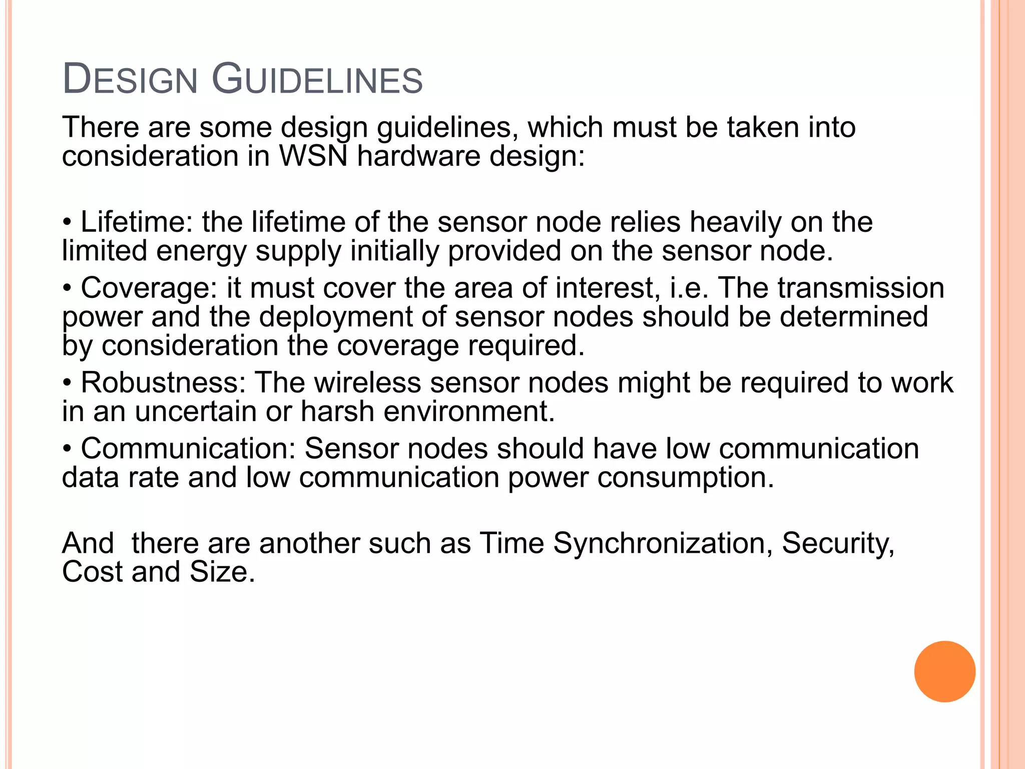 Hardware Design For WSNs | PPTX