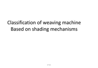 Presentation of weaving | PPTX