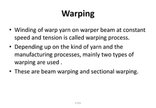 Presentation of weaving | PPTX