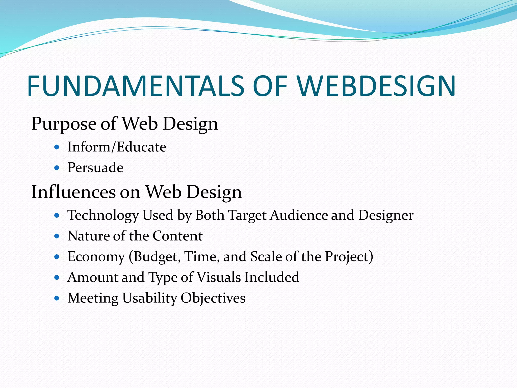 Presentation of web designing | PPTX