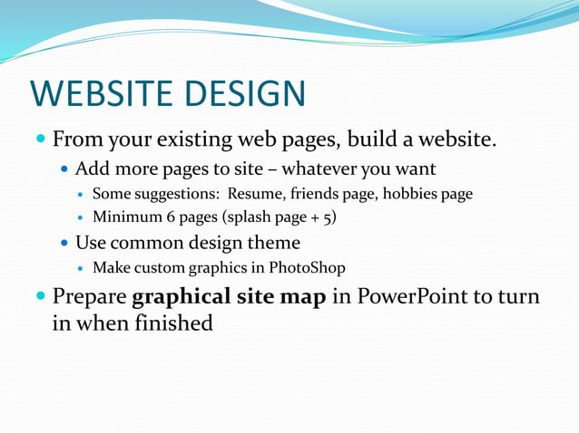 Presentation of web designing | PPTX | Web Design and HTML | Internet