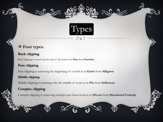 Presentation of word formation | PPTX