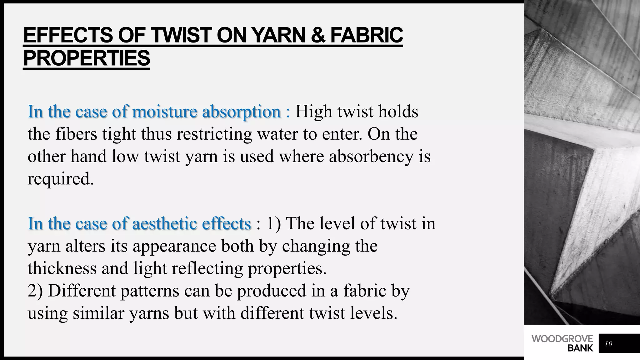 Presentation of Yarn Twist | PPTX