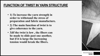 Presentation of Yarn Twist | PPTX