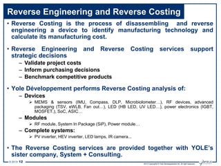 Presentation of Yole Developpement Marketing and Strategy Consulting ...