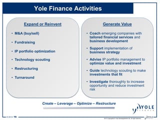 Presentation of Yole Developpement Marketing and Strategy Consulting ...