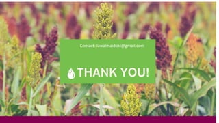 Water for Food International Forum: Planting to Production | PPT