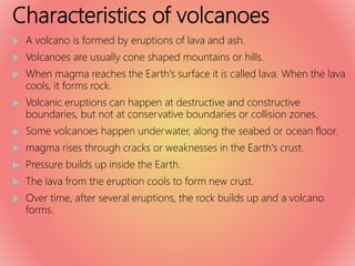 Volcanoes Information | PPTX