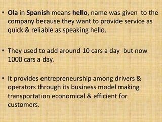 ola as in contributor | PPT