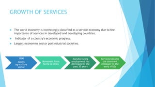 Presentation omi uni 1 service sector and tecnology | PPTX