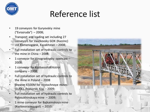 Presentation omt 2012 part 1eng | PPT